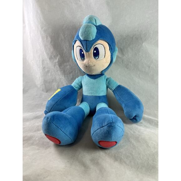 Capcom | Toys | Capcom Mega Man Stuffed Toy Sanei Video Game Toy Seated ...